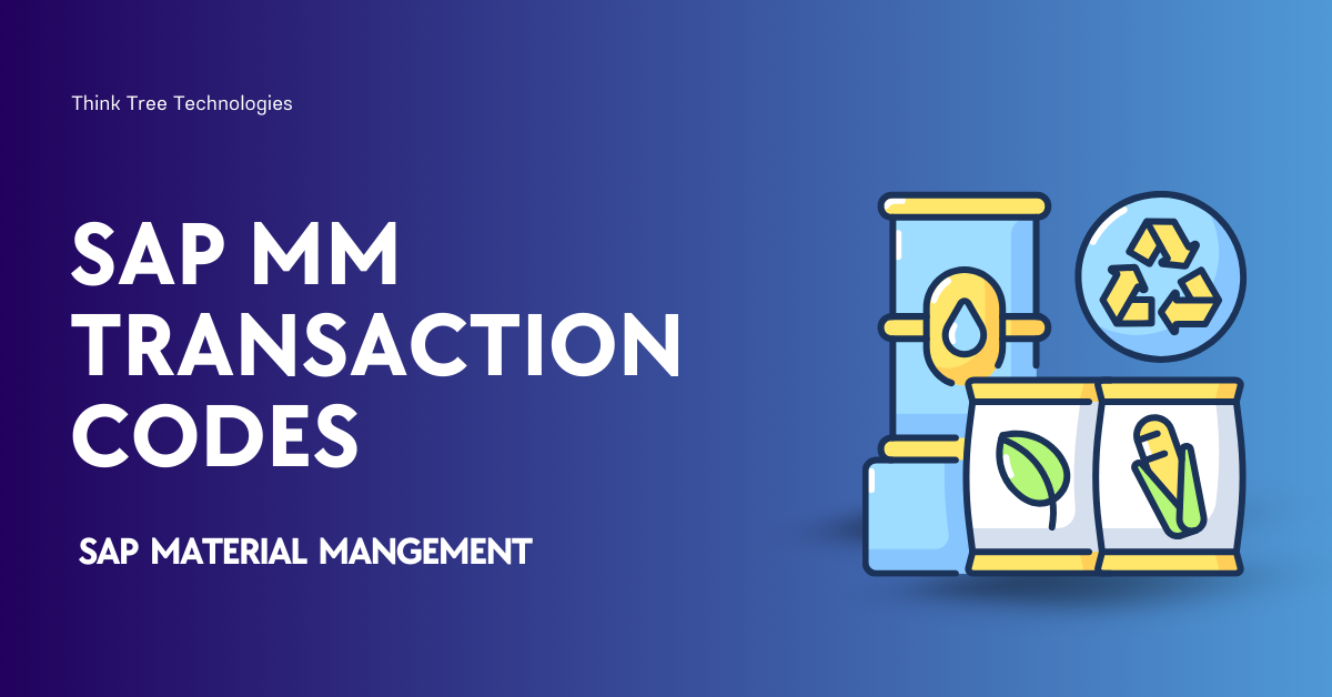Exclusive SAP MM Transactions | 50+ Material Management Transaction ...